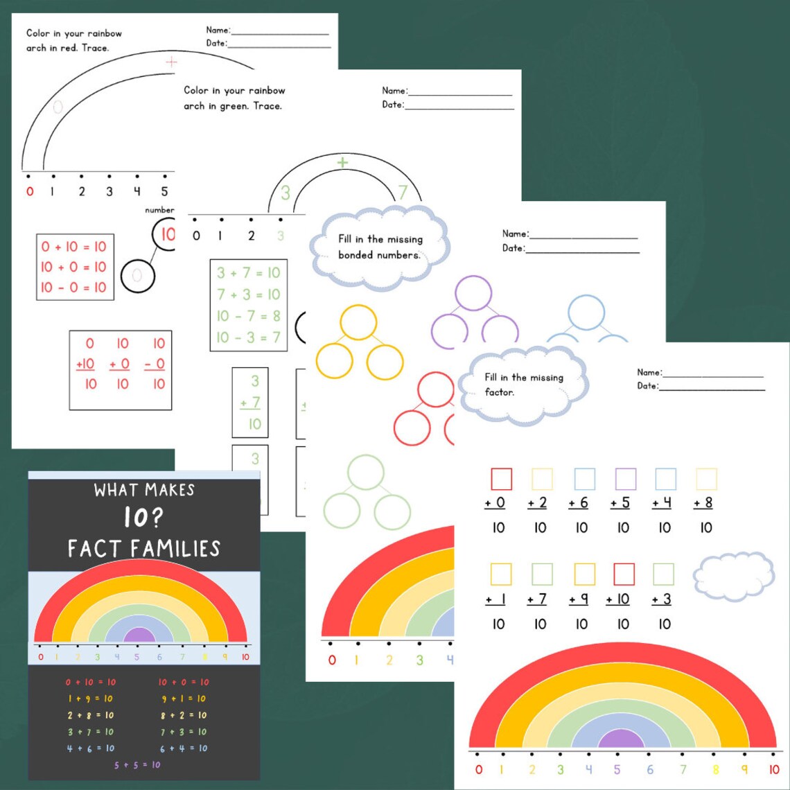 DIY Math Facts Workbooks - Etsy