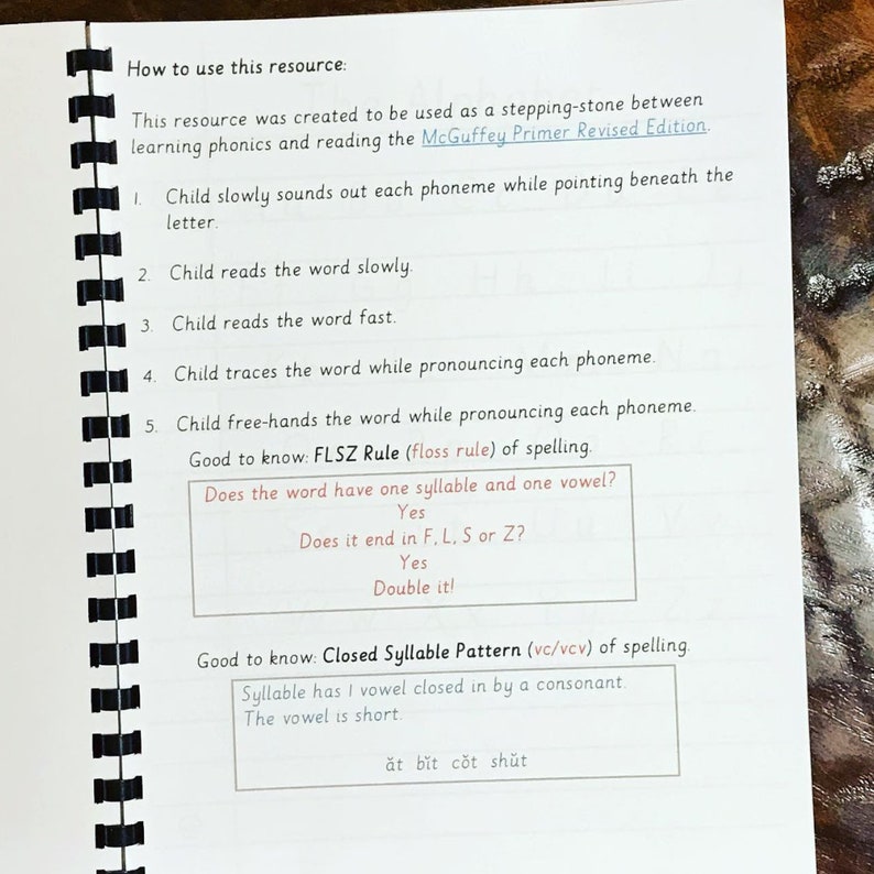 CVC Reading, Spelling & Handwriting: D'nealian Print - Etsy