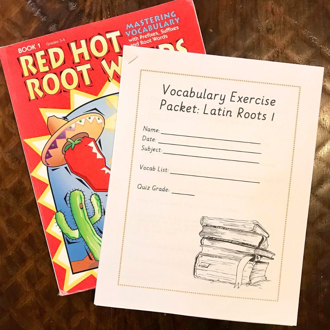 Latin Root Words Weekly Vocabulary Packet 1 - Etsy