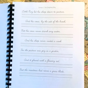 Mcguffey's 3rd Reader Rev. Ed. Copywork: D'nealian Cursive - Etsy