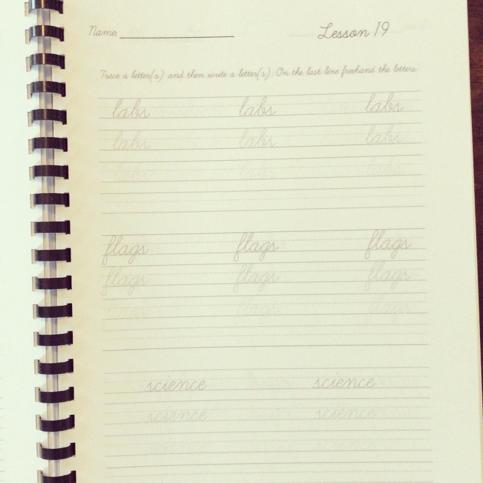 Shortcut to D'nealian: Cursive Handwriting Practice - Etsy