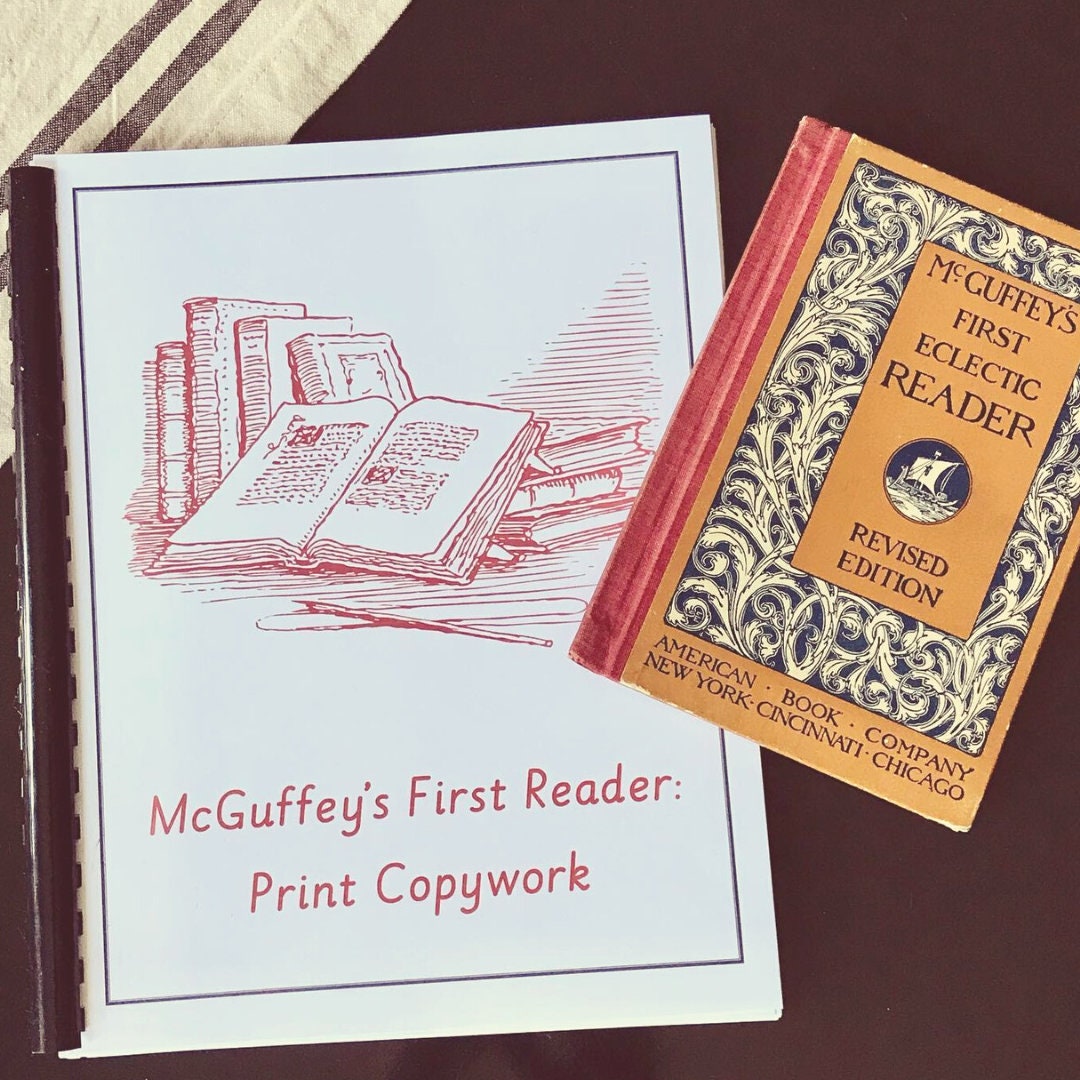 Mcguffey's First Reader: D'nealian Print Copywork - Etsy