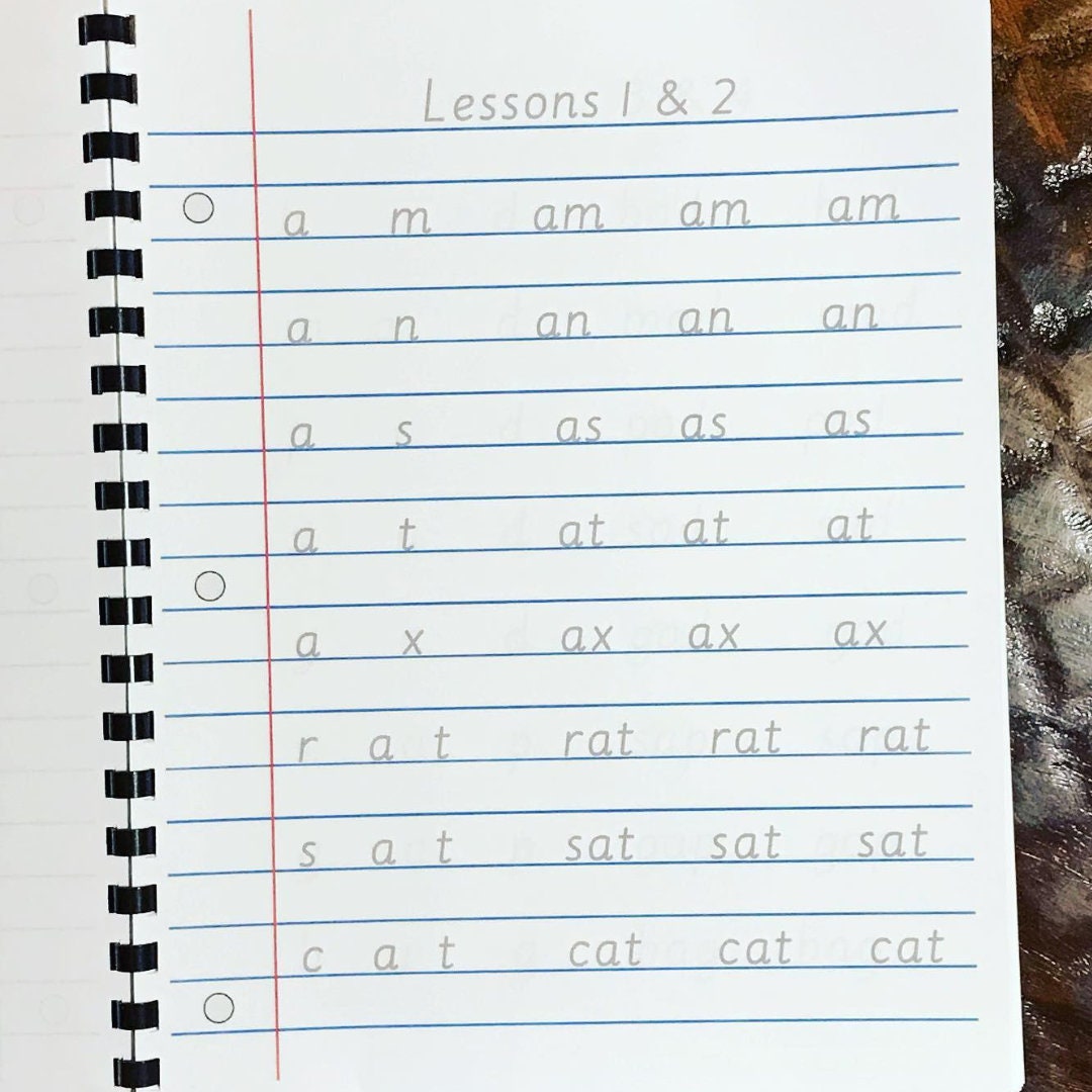 CVC Reading, Spelling & Handwriting: D'nealian Print - Etsy