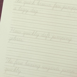 Shortcut to D'nealian: Cursive Handwriting Practice - Etsy