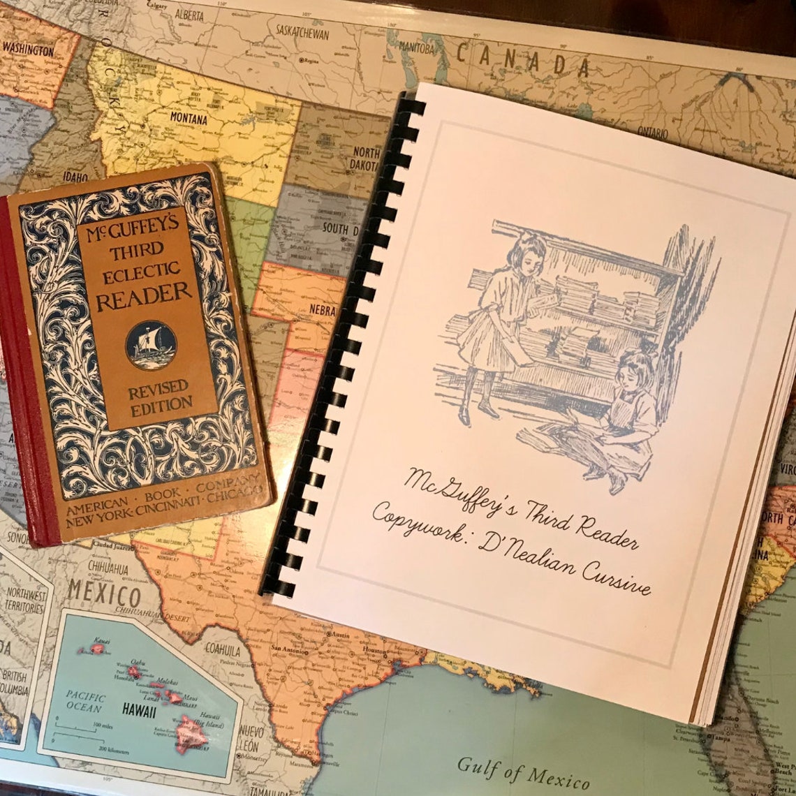Mcguffey's 3rd Reader Rev. Ed. Copywork: D'nealian Cursive - Etsy