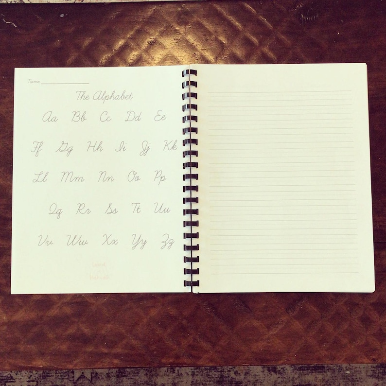 Shortcut to D'nealian: Cursive Handwriting Practice - Etsy