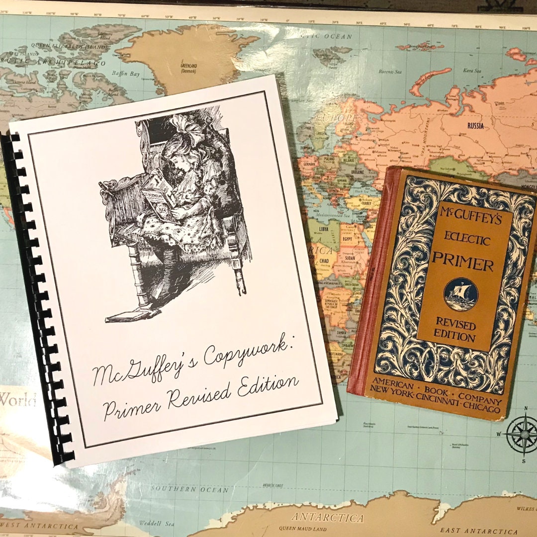 Mcguffey's Primer Copywork: D'nealian Cursive - Etsy