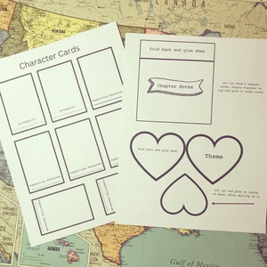 Book Report Lapbook: Printable Starter Kit - Etsy