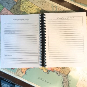 Weekly Paragraph Writing Workbook: Grades 4-6 - Etsy