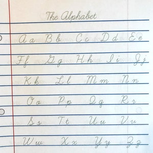 CVC Reading, Spelling & Handwriting: CVC Words in D'nealian Cursive - Etsy