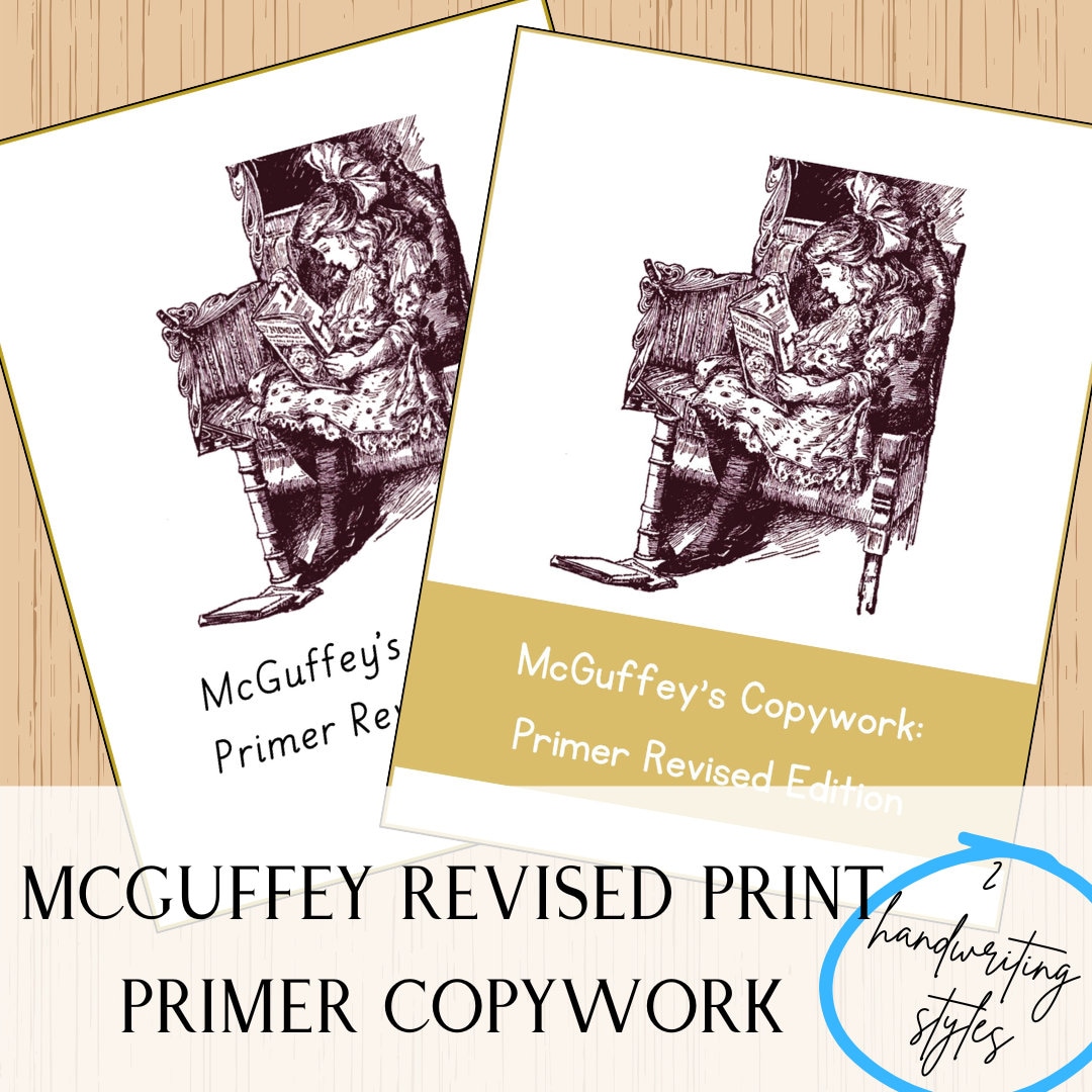 Mcguffey's Primer Copywork: D'nealian & Primary Print Versions - Etsy