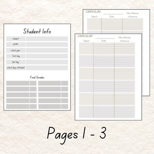 Printable Undated Student Planner - Etsy