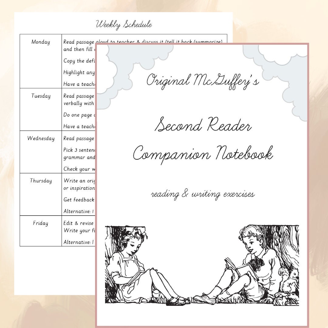 Original Mcguffey's 2nd Reader Companion Notebook: Reading & Writing ...