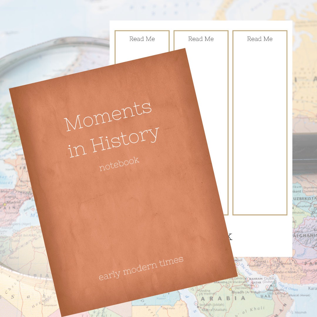 Moments in History: Early Modern Times Notebook - Etsy
