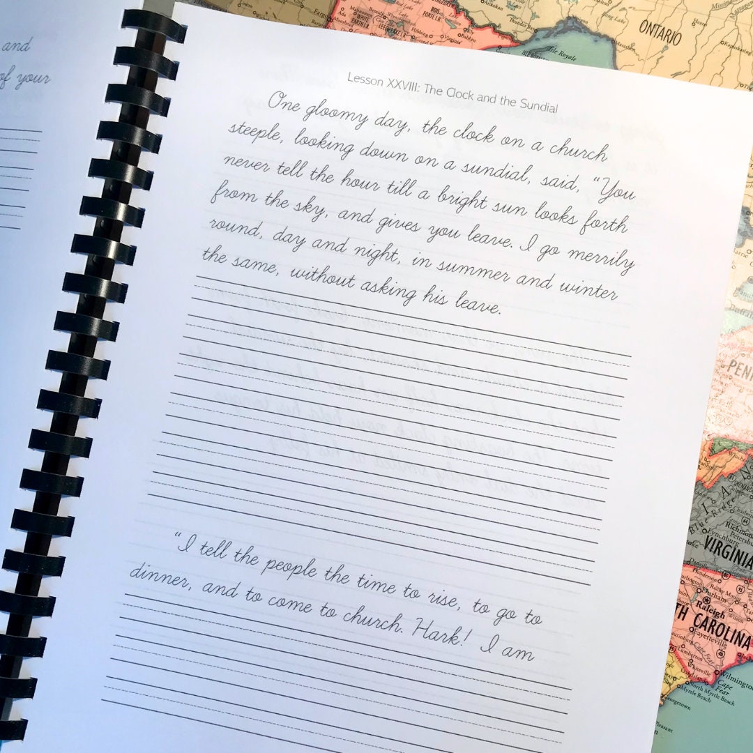 Mcguffey's 3rd Reader Rev. Ed. Copywork: D'nealian Cursive - Etsy