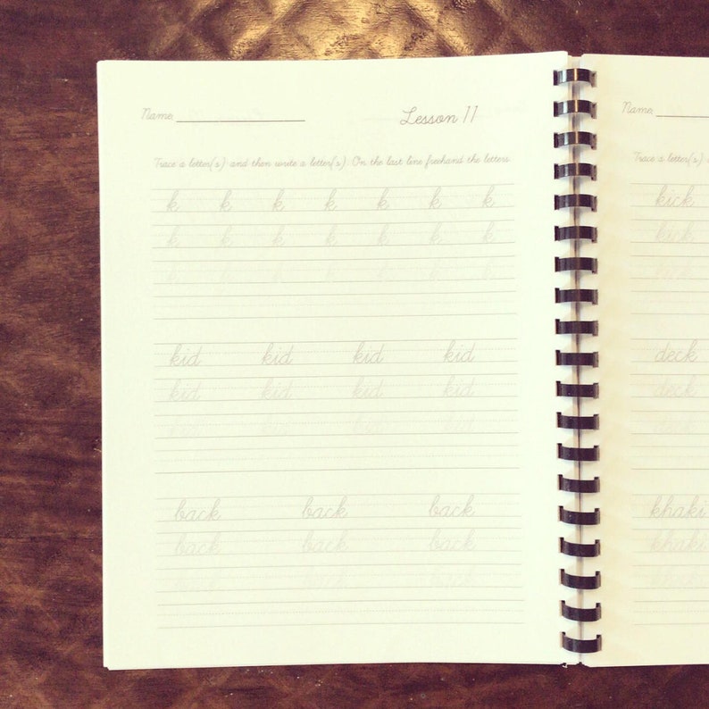 Shortcut to D'nealian: Cursive Handwriting Practice - Etsy