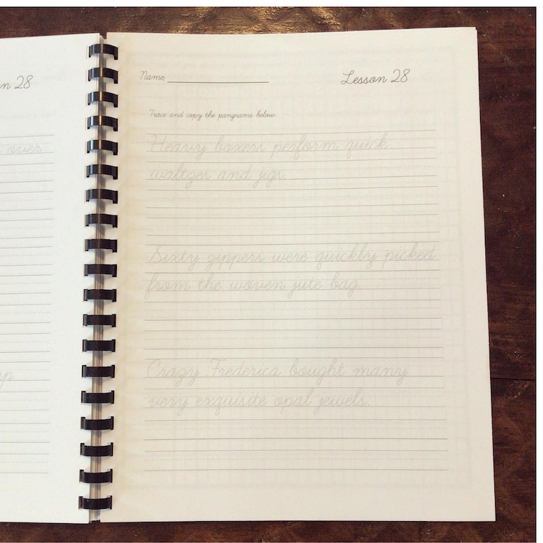 Shortcut to D'nealian: Cursive Handwriting Practice - Etsy