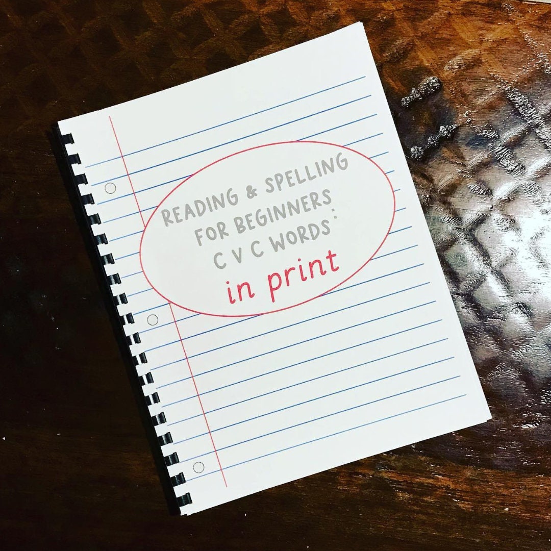 CVC Reading, Spelling & Handwriting: D'nealian Print - Etsy