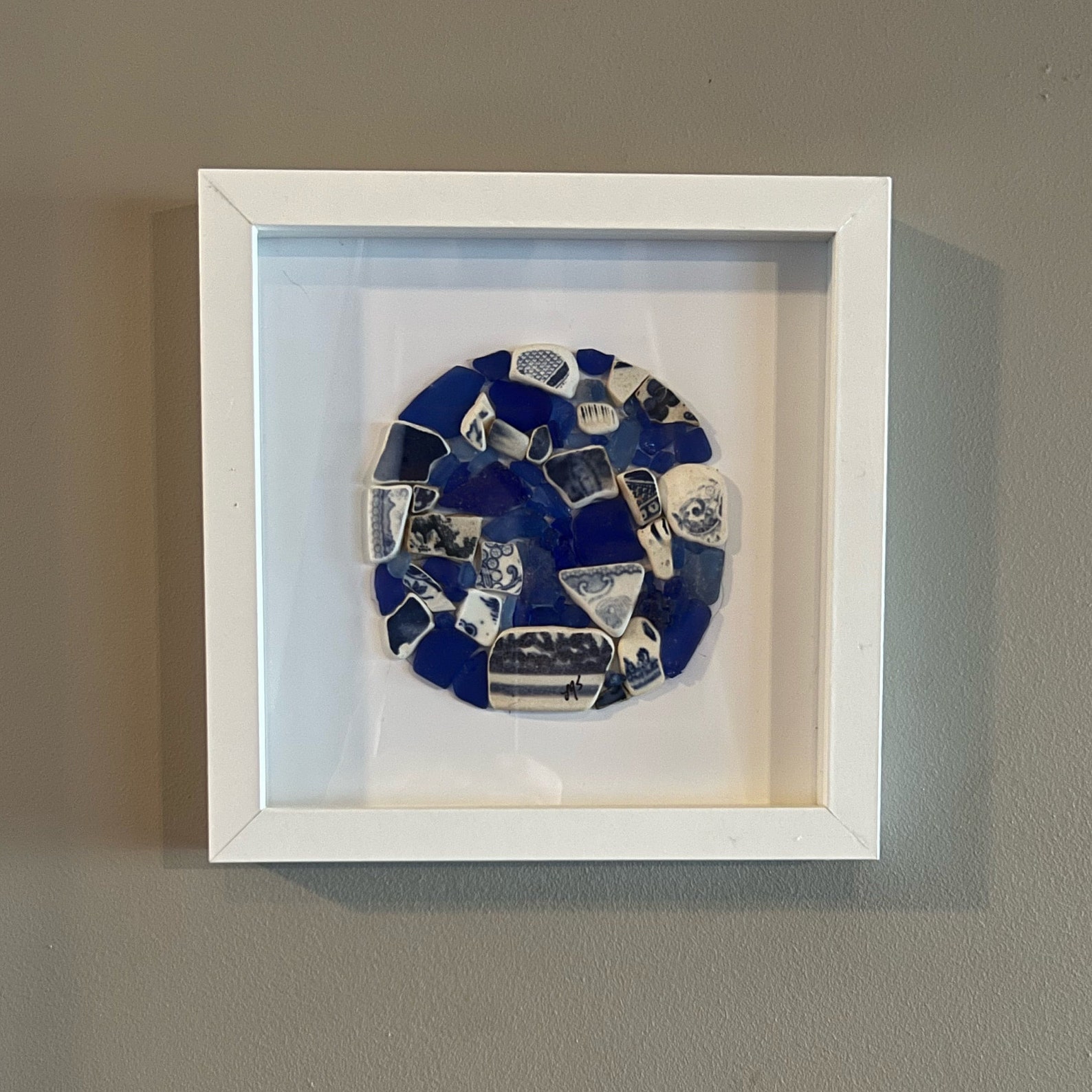 Sea Glass Sea Pottery Mosaic - Etsy