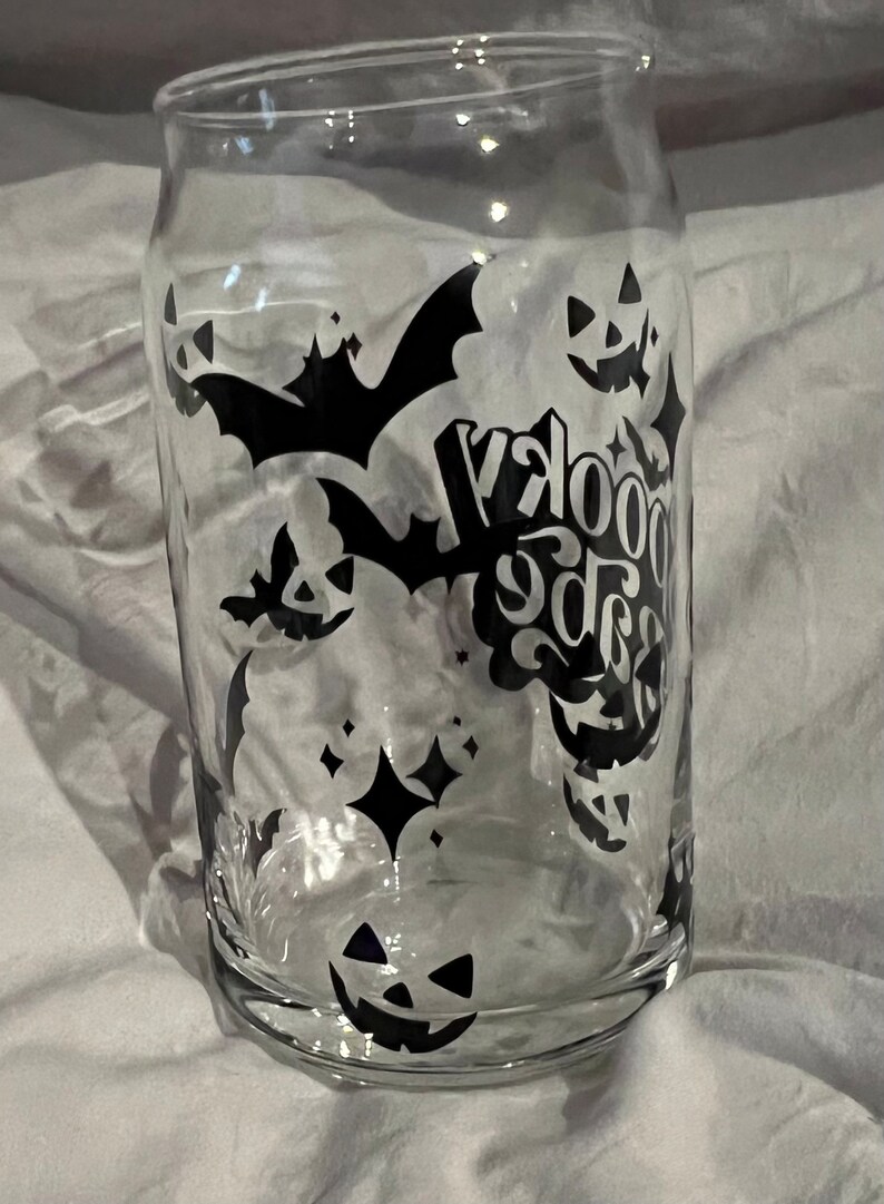 Spooky Babe Glass Cup / Halloween Cup - Etsy