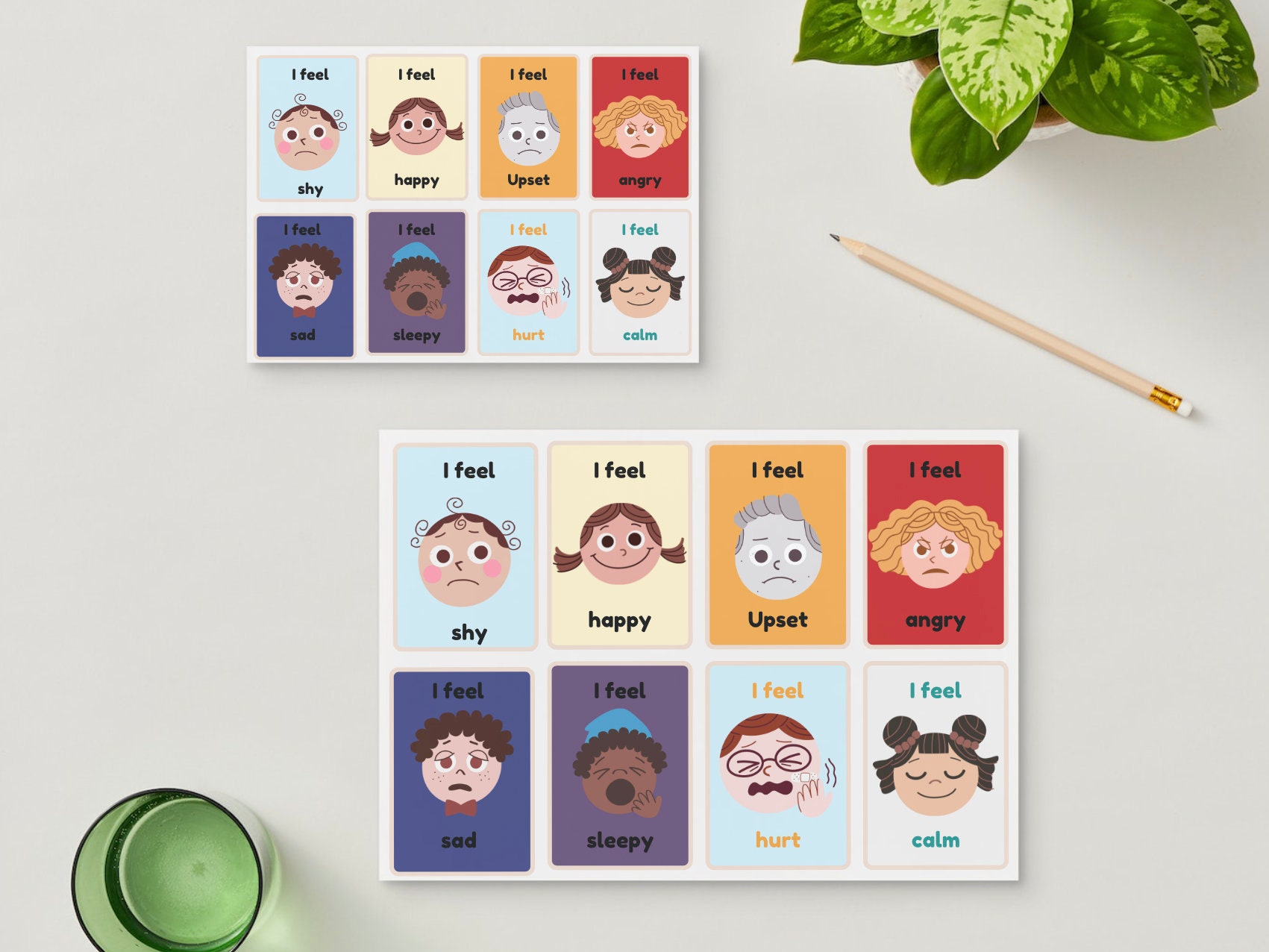 Emotions Visual Cards - Etsy