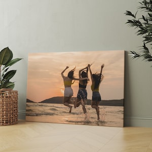 Canvas With Your Friends Photo, Personalized Custom Size Poster ...