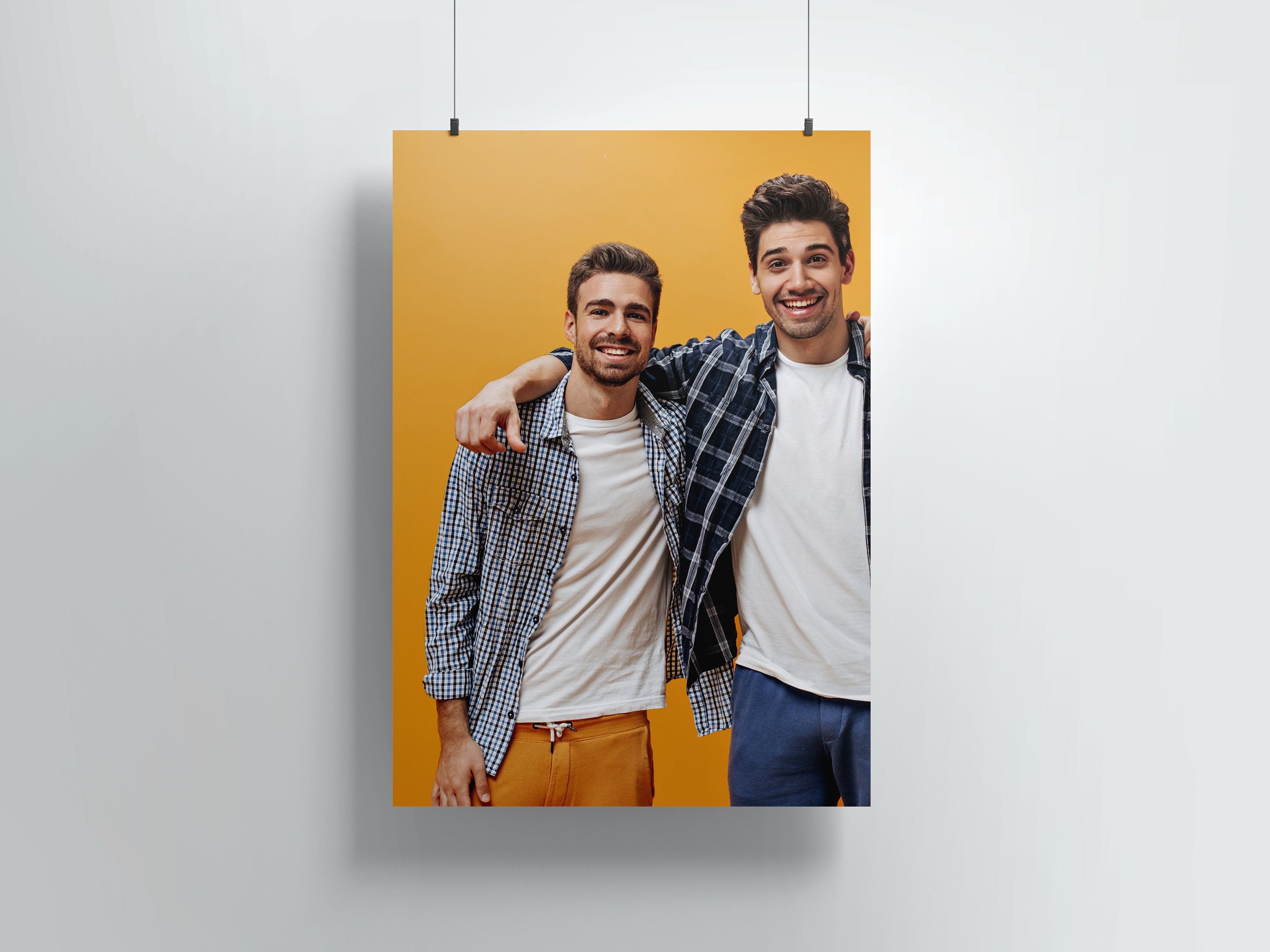 Poster With Your Friends Photo Personalized Custom Size - Etsy