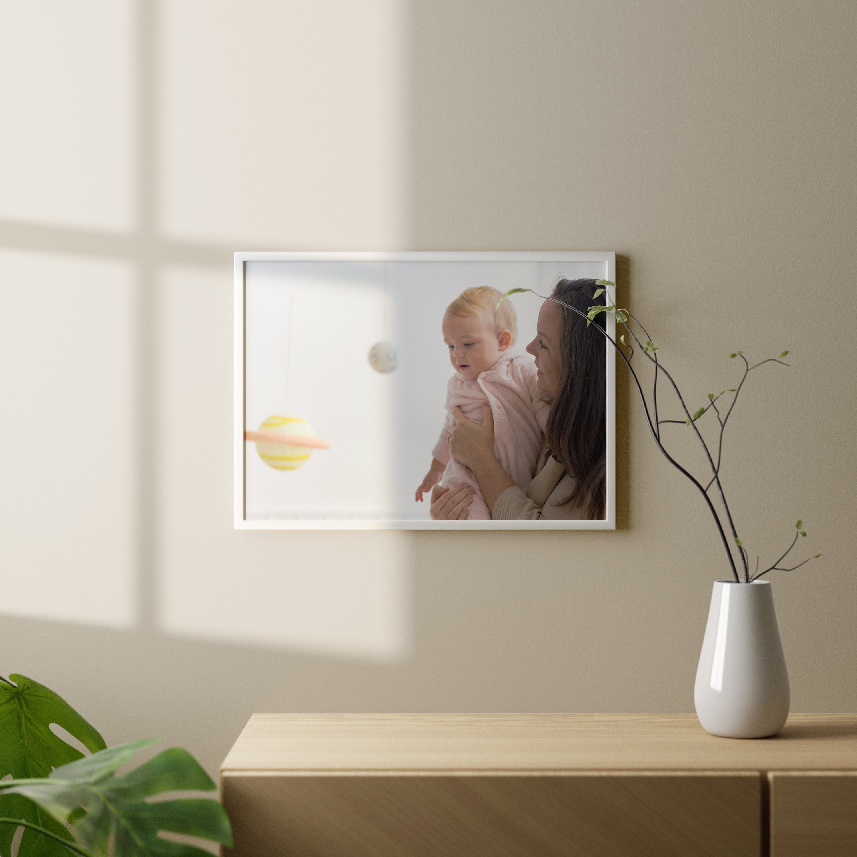 Canvas With Your Baby Photo, Personalized Custom Baby Size Poster ...
