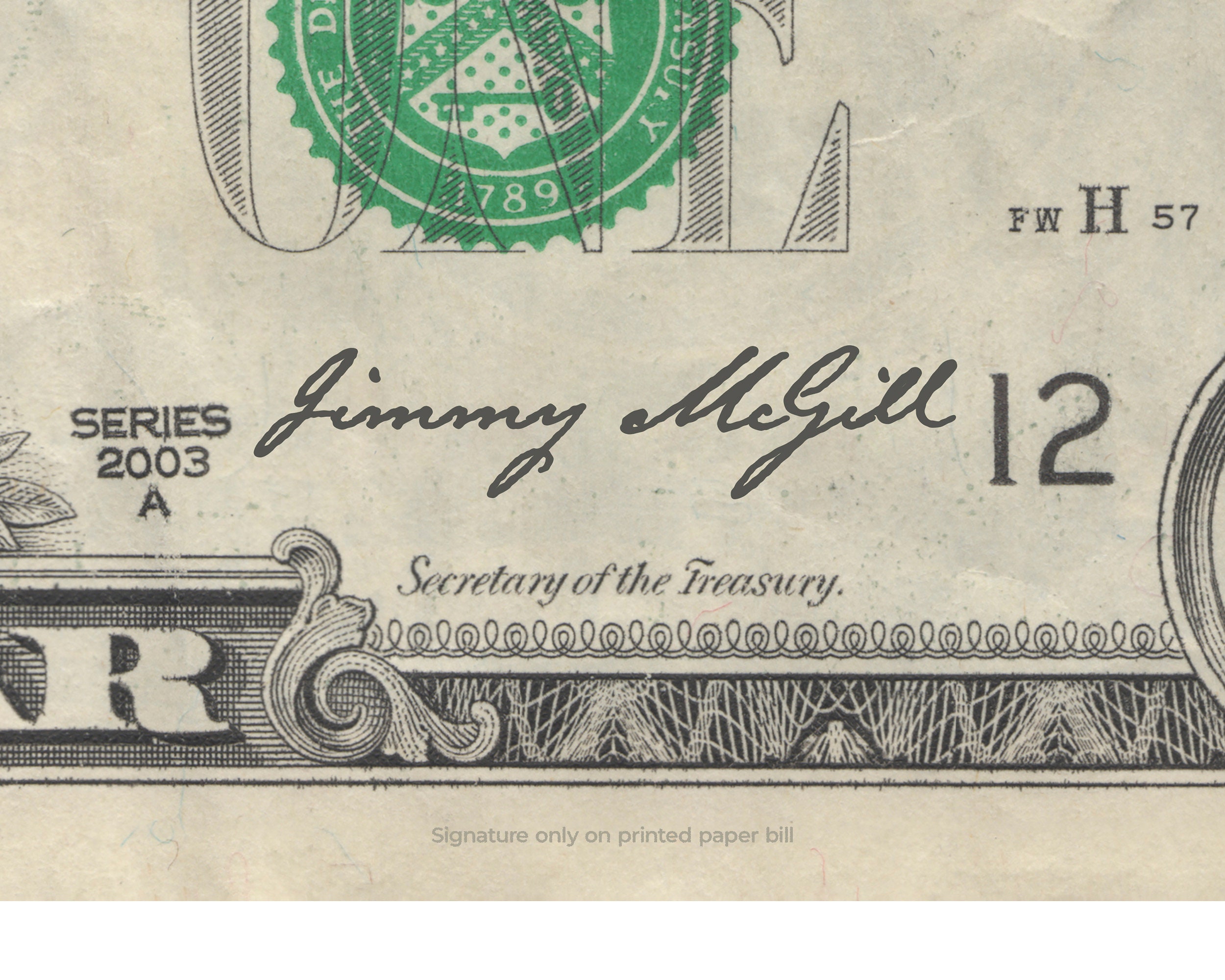 Saul Goodman Dollar . Custom Better Call Saul Dollar Bill . Breaking ...