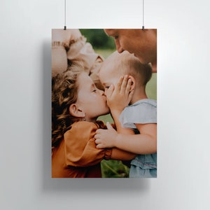 Canvas With Your Baby Photo, Personalized Custom Baby Size Poster ...