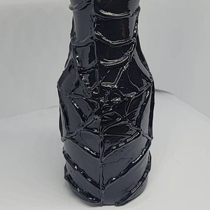 Gothic Vase; Black Vase; Halloween Spooky Web; Gothic/emo Decor; Creepy ...