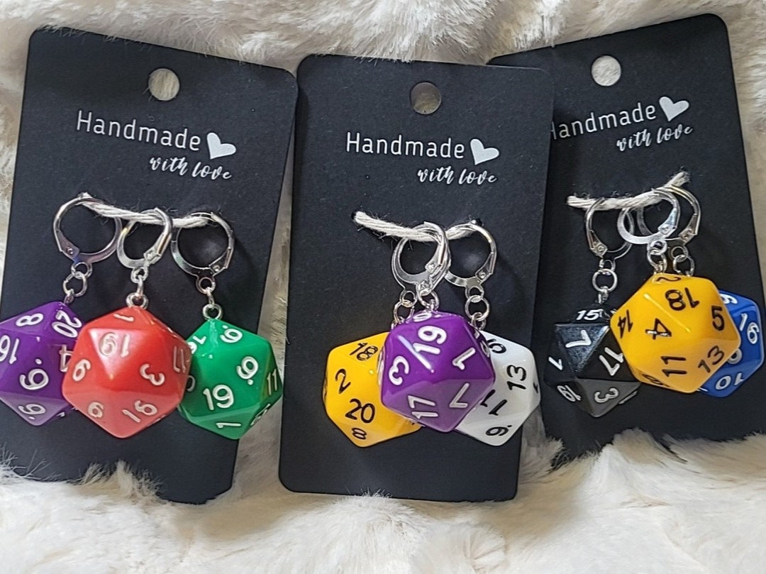 Dnd Dice Marker-unique Stitch Marker- Stitch Marker-dnd Dice Stitch ...