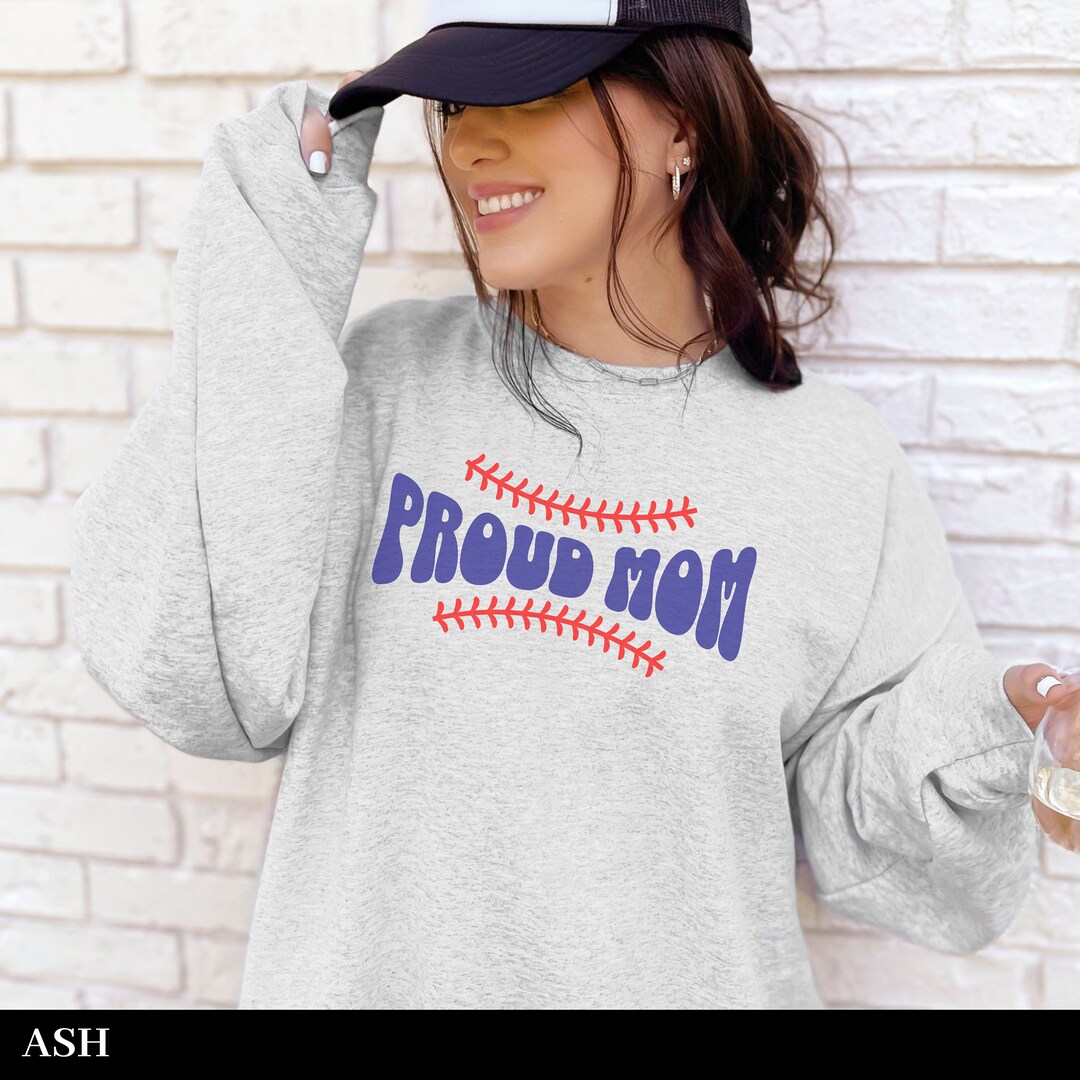 Proud Baseball Mom Sweatshirt, Sports Mom, Sideline Social Club Shirt ...