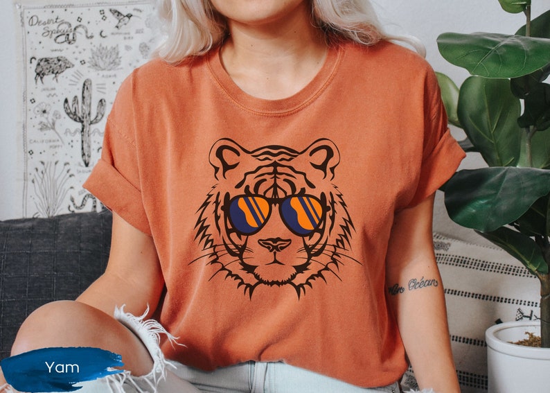 Tiger Pride Shirt, Go Tigers, Tiger Mascot Shirt, Gift for Tigers Fan ...