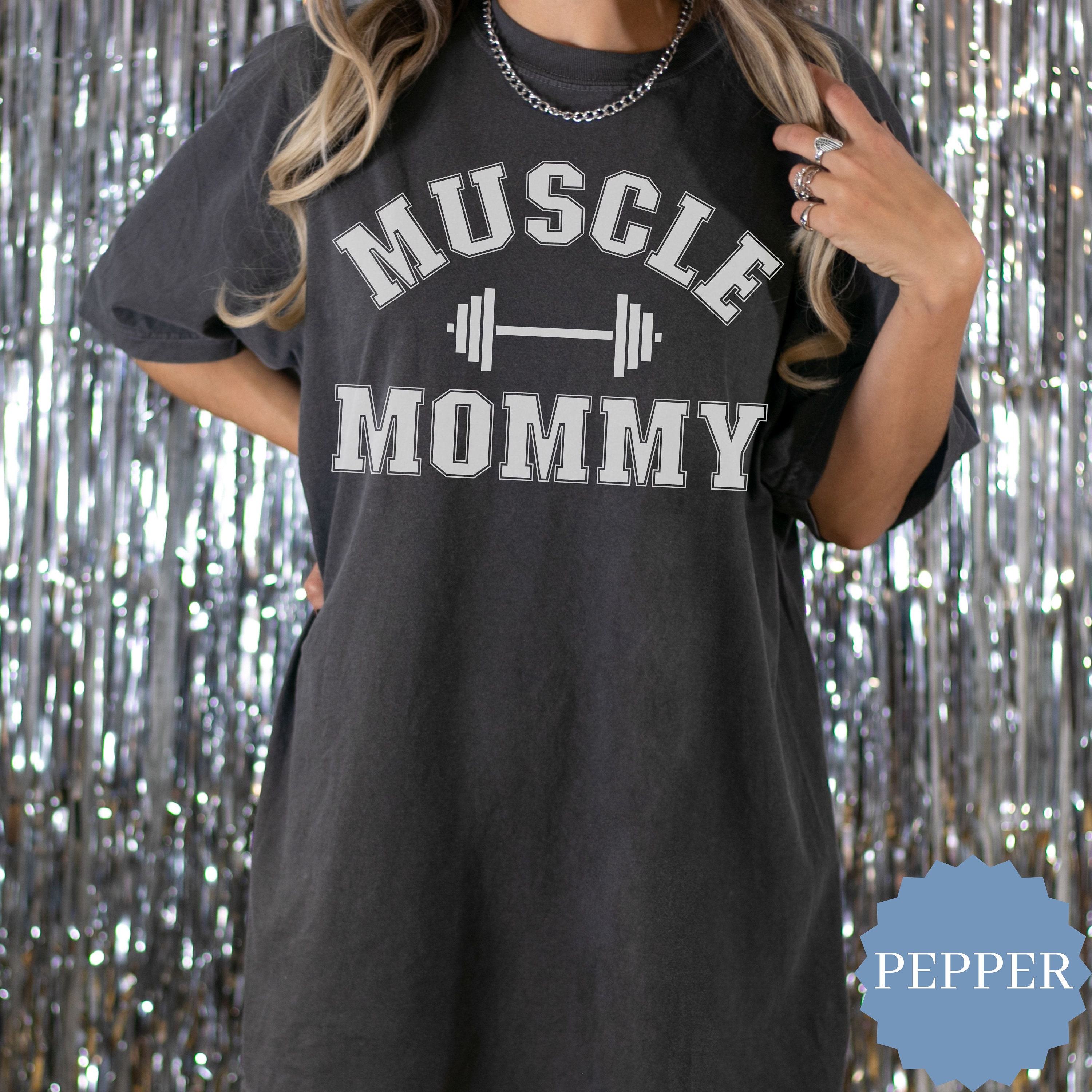 Gym Mom Shirt, Muscle Mommy Shirt, Fit Mom Crew Neck, I Work Out Shirt ...