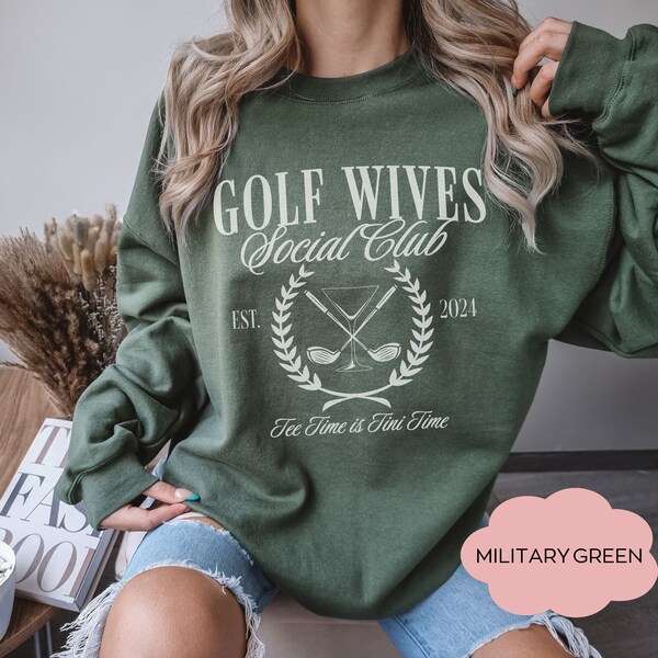 Golf Wife Social Club Sweatshirt - Etsy
