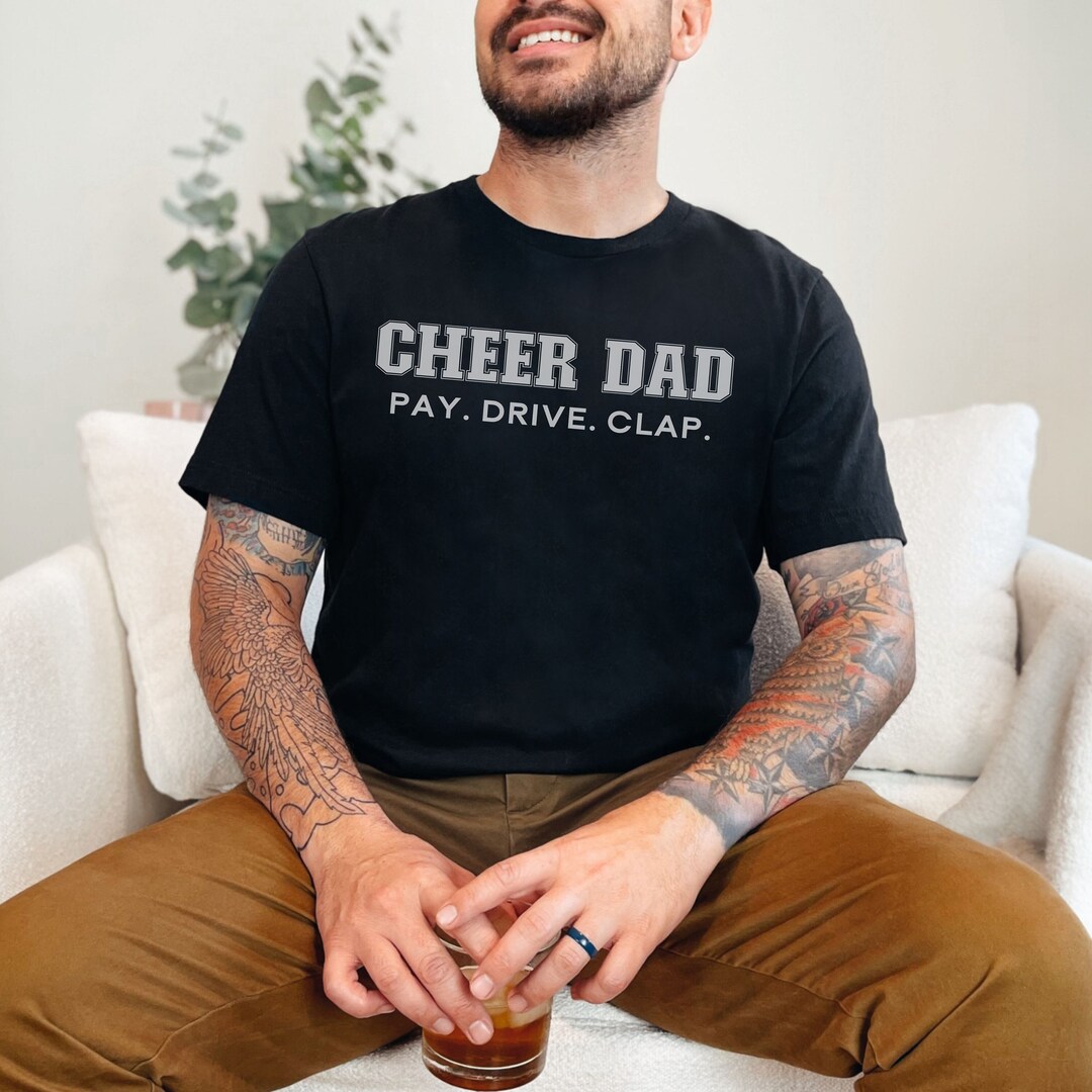 Cheer Dad Shirt, Cheer Dad, Funny Cheer Shirt, Fathers Day Gift, Gift ...
