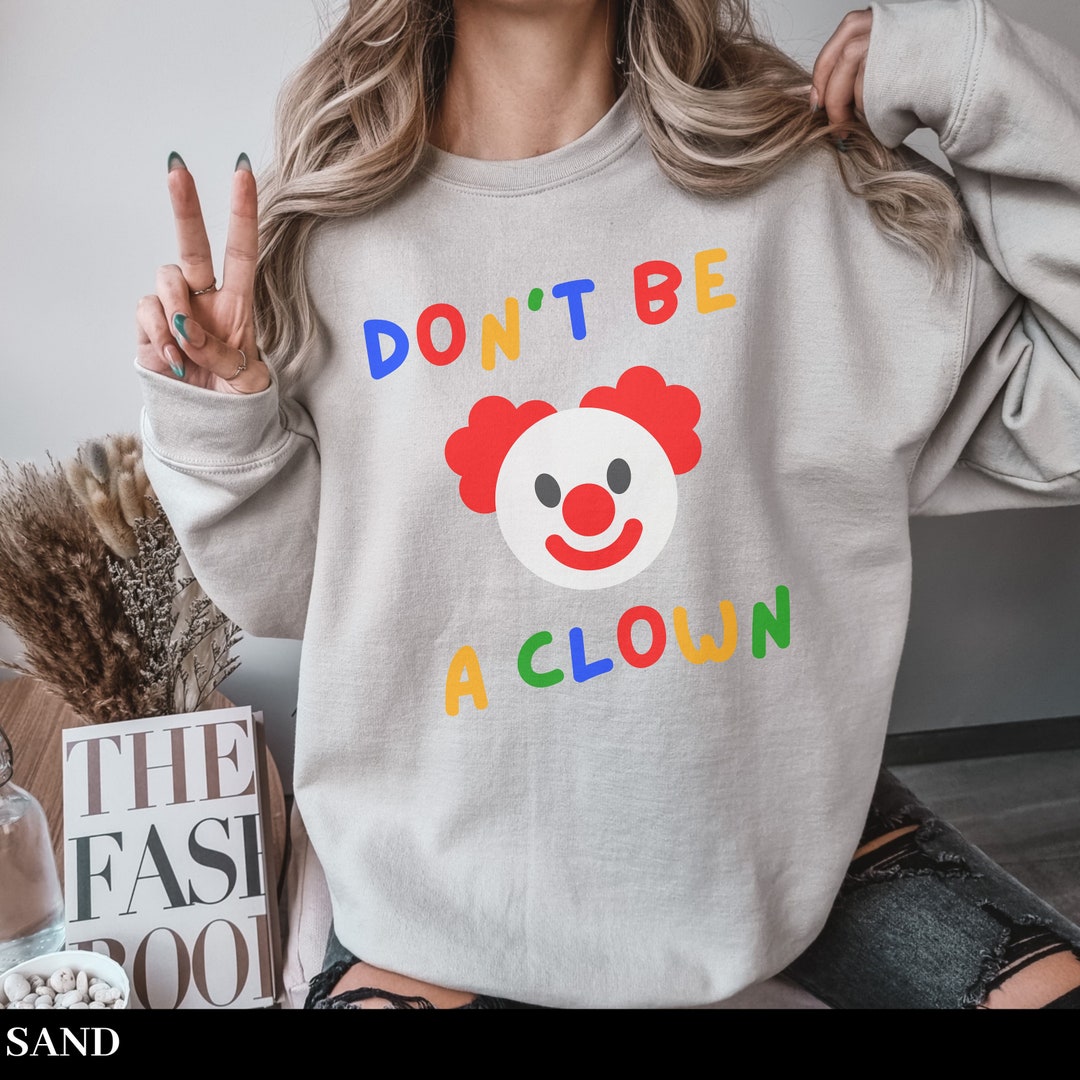 Clown Sweatshirt, Clowncore Shirt, Kidcore Clothing, Retro Circus Tee ...