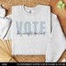 Vote Sweatshirt 2024 Election USA, Preppy Voter Shirt, Trendy Election ...