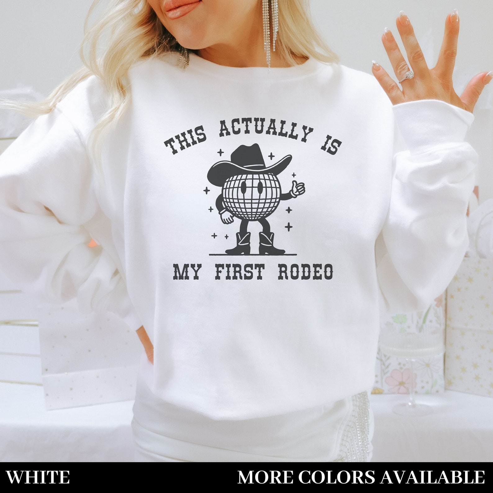My First Rodeo Tee, Cowgirl Party Shirt, Funny Country Western Gift ...