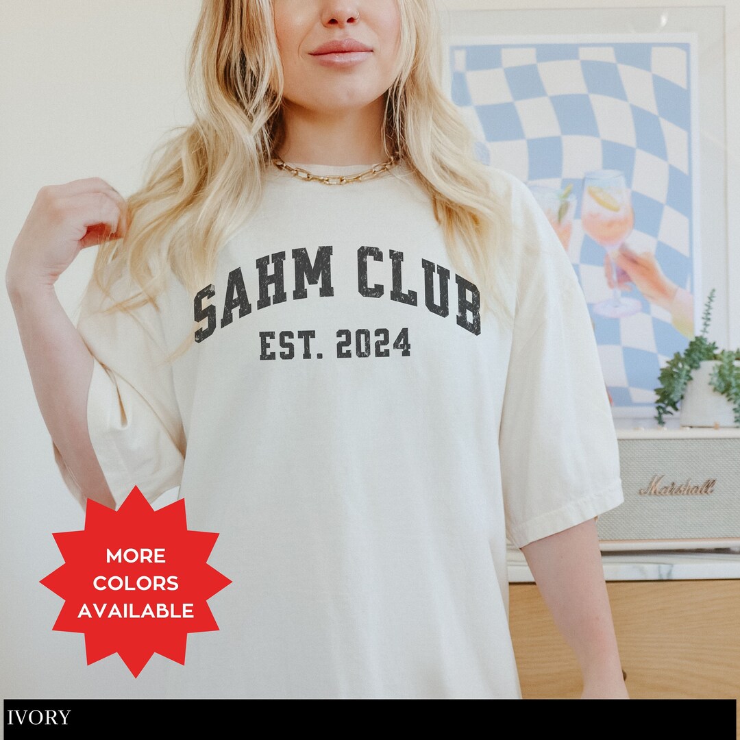 Stay at Home Mom Shirt SAHM Club Slay at Home Mom SAHM Shirt Gift for ...