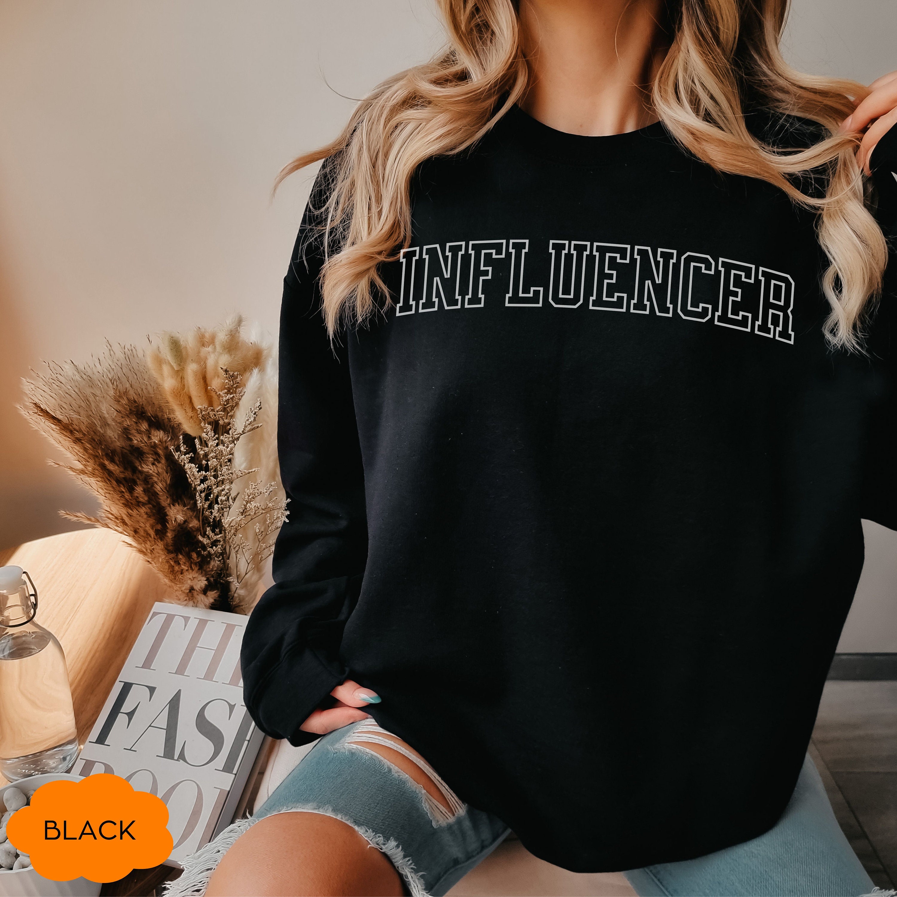 Influencer Sweatshirt, Content Creator Gift, Trendsetter Shirt, Instagram Influencer, Social ...