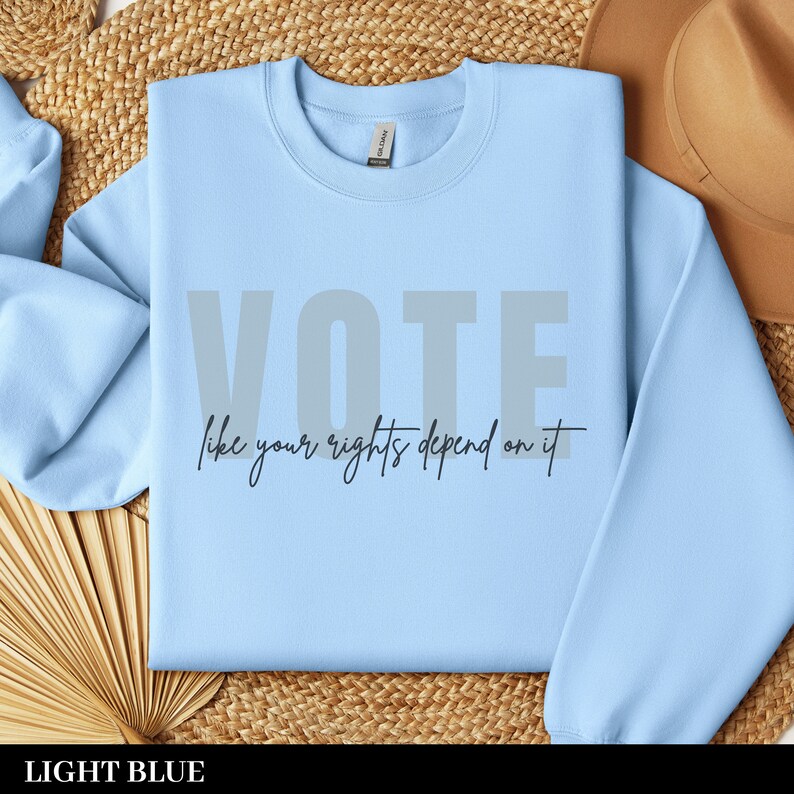 Vote Sweatshirt 2024 Election USA, Preppy Voter Shirt, Trendy Election ...