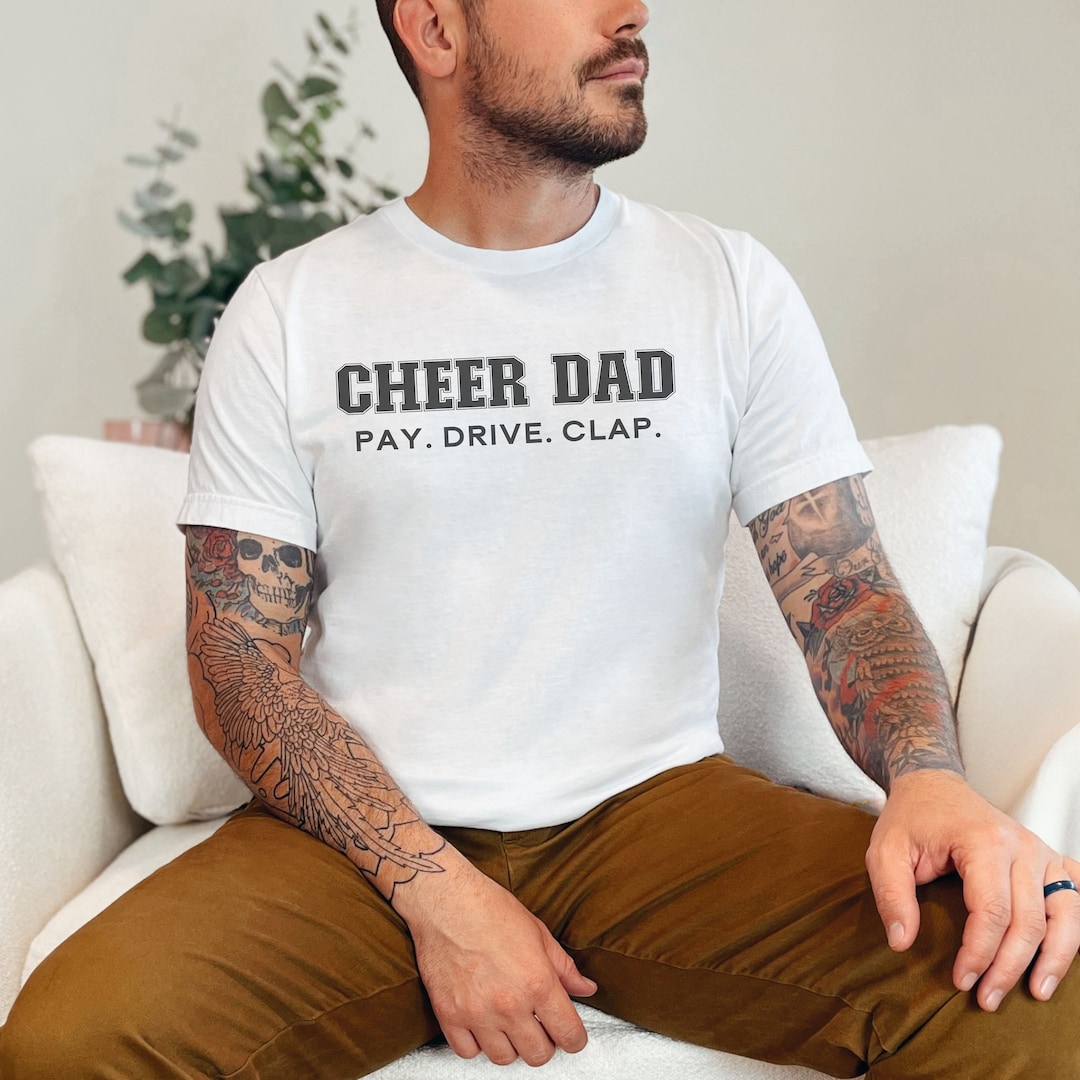 Cheer Dad Shirt, Cheer Dad, Funny Cheer Shirt, Fathers Day Gift, Gift ...
