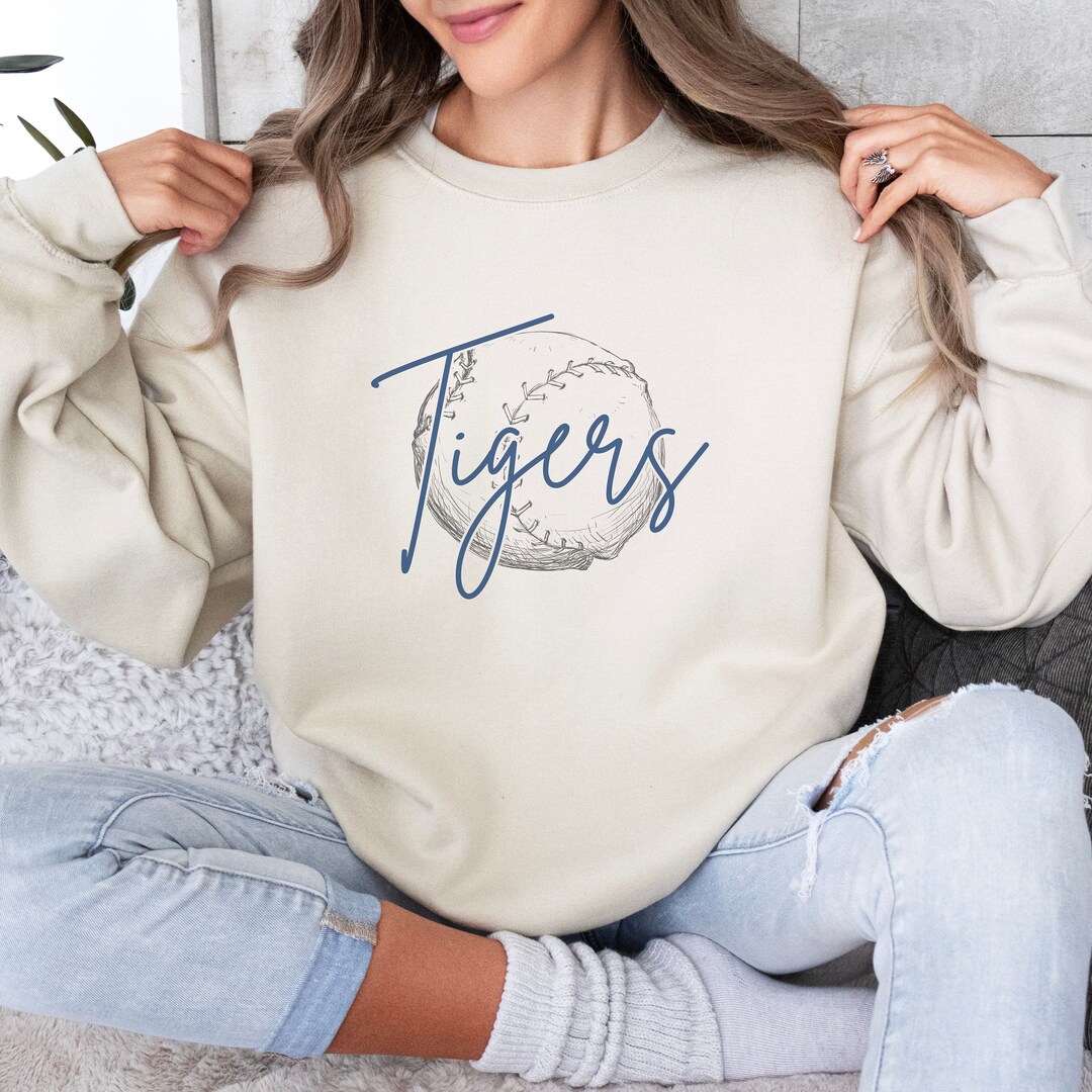 Tigers Game Day Sweatshirt, Tiger Pride Shirt, Go Tigers, Gameday Shirt, Tigers Baseball, Tiger ...