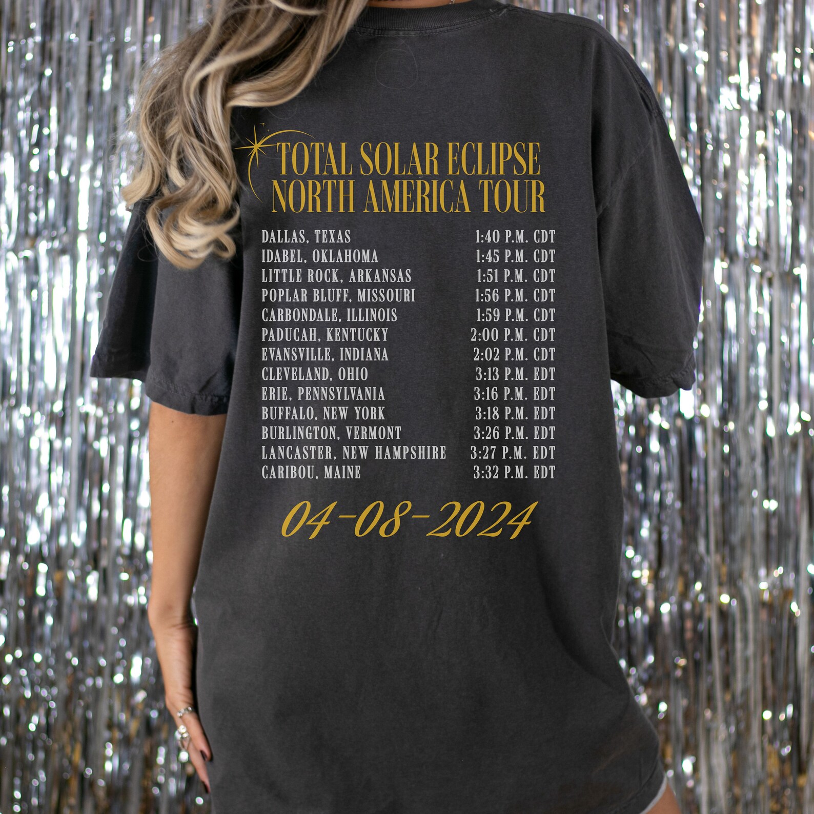 Total Solar Eclipse 2024 Shirt, Custom Solar Eclipse Shirt, 2024 Solar ...