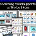 Swimming Visuals Supports With Photos & Visual Icons- Autism- Special ...