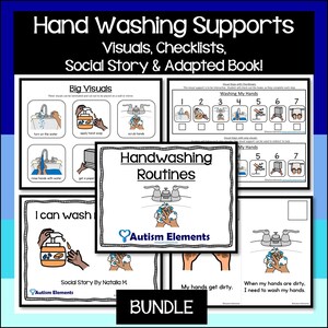 Handwashing Visual Supports- BUNDLE - Autism- Self Care- Hygiene - Etsy