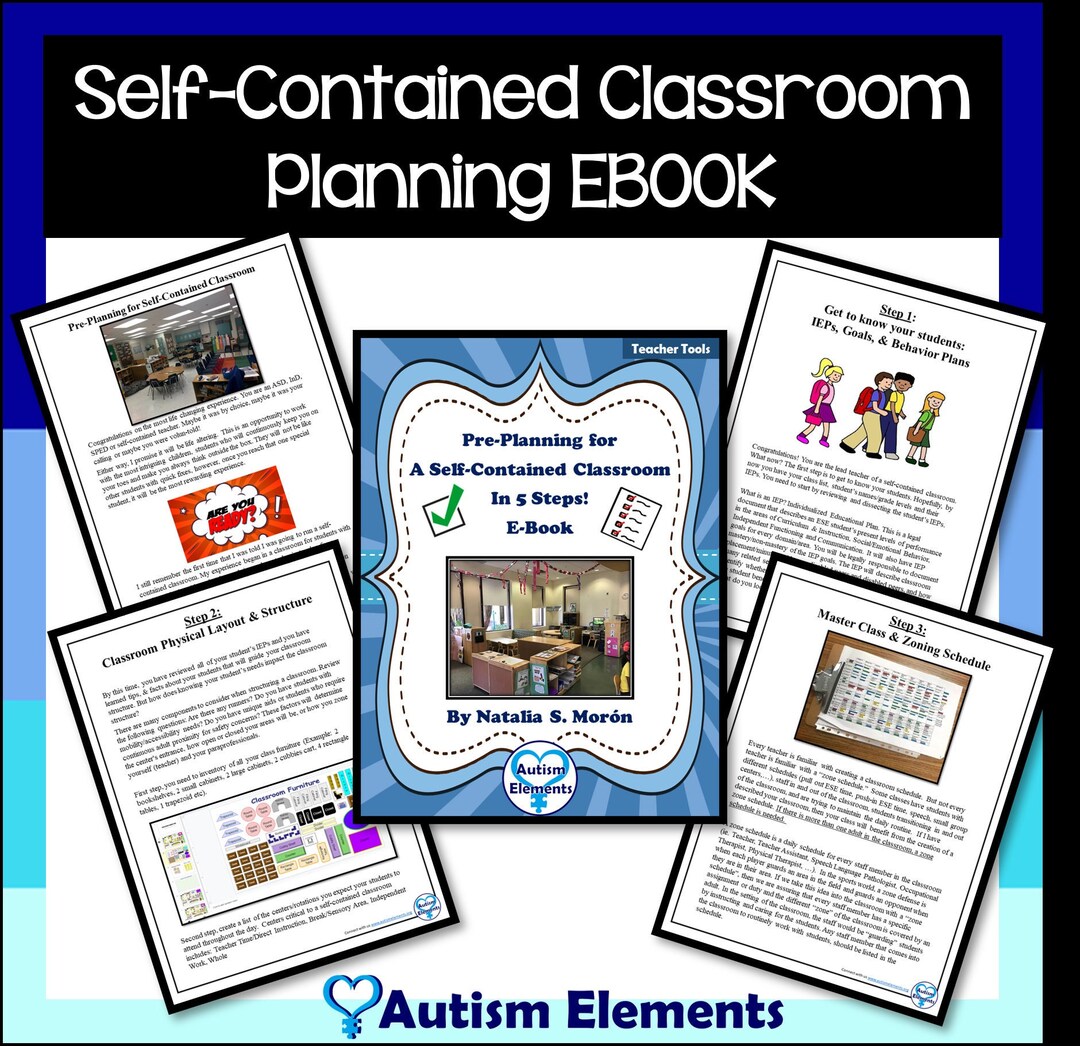 Preplan for Your Self Contained Classroom E-book- SPED & Autism ...