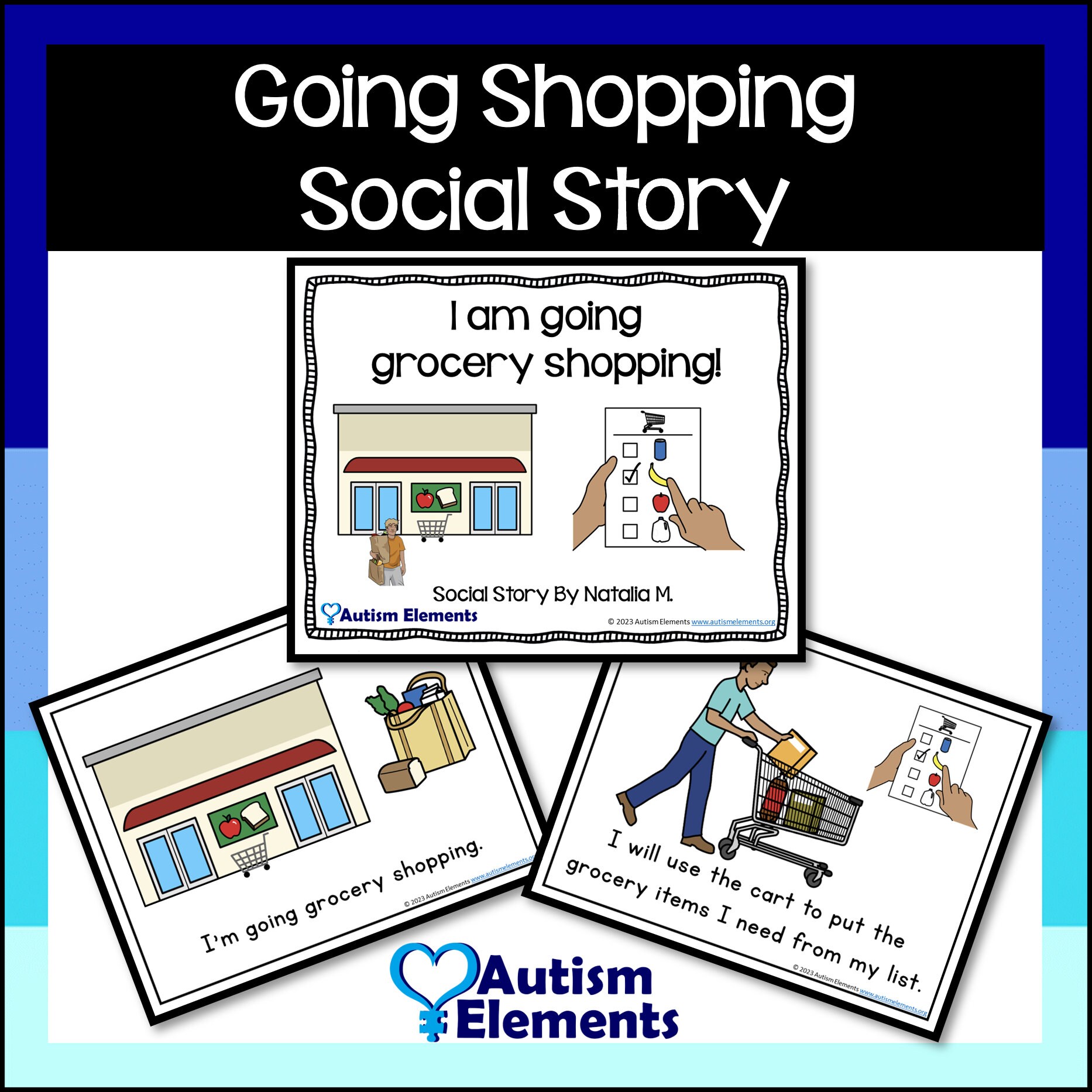 Going Shopping Visual Supports BUNDLE- Autism- Special Education - Etsy